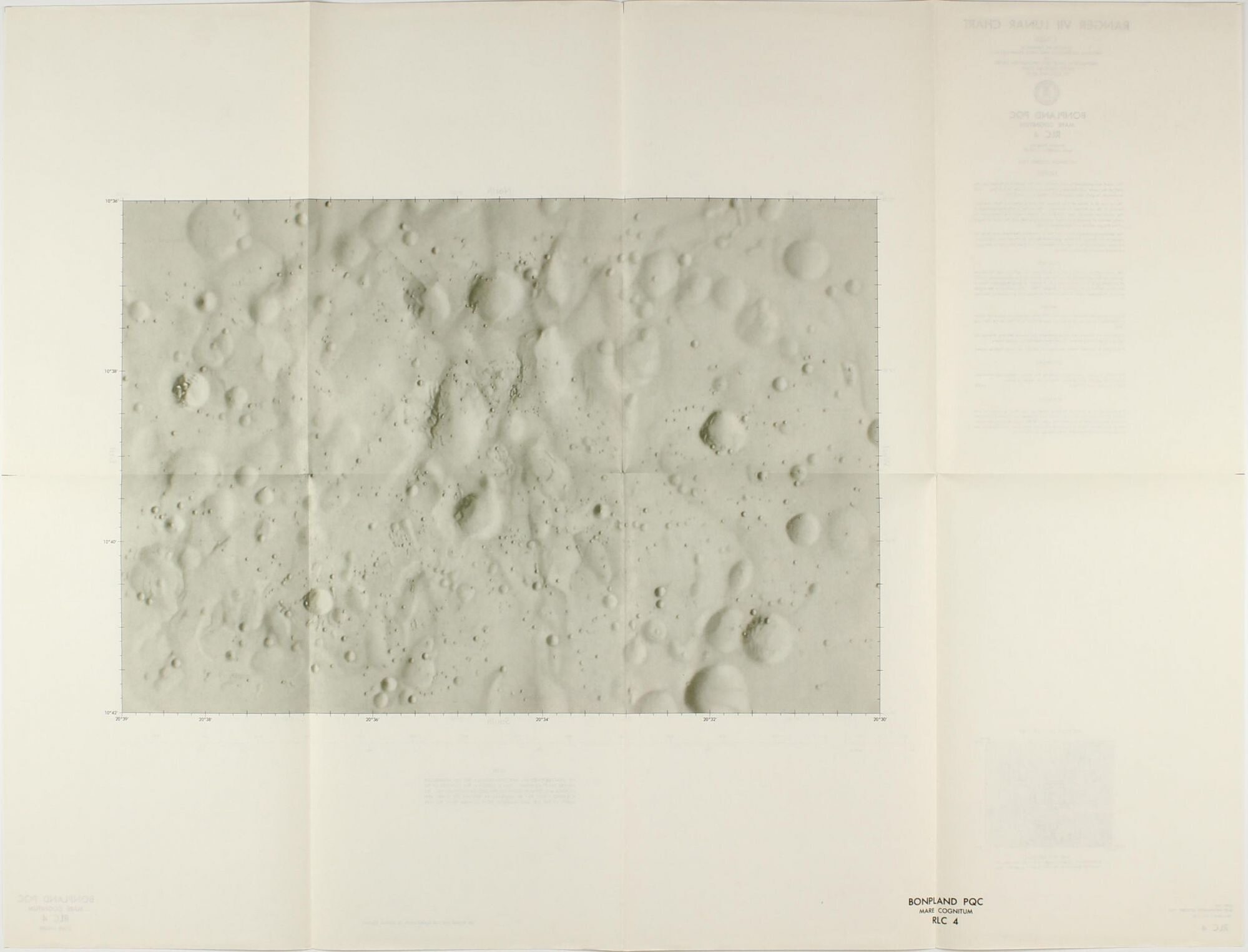 Ranger VII-IX Lunar Charts | NASA | 1st Edition